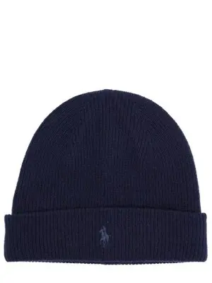 Ralph Lauren Cashmere Beanie - Blue