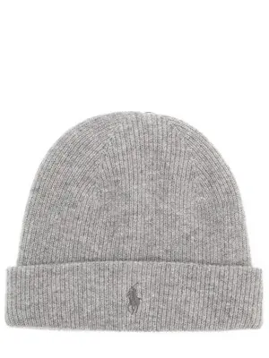 Ralph Lauren Cashmere Beanie - Grey