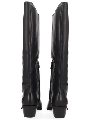 Ash Harpo Western Boots - Black