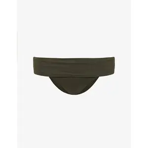 Olive Low Rise Bikini Bottoms