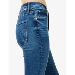 MOTHER The Doozy Sneak Fray Flared Jeans - Lets Split