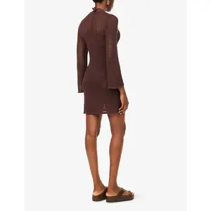 Melissa Odabash Ellis Crochet-knit Mini Dress