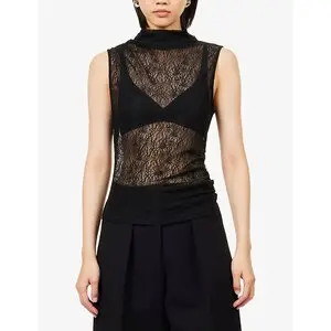 Veronica Beard Mylie Sleeveless Lace Top