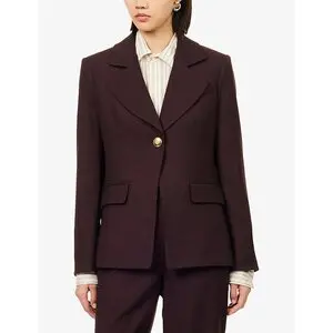 Veronica Beard Kessler Dickey Notch-lapels Blazer