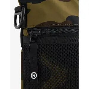 A BATHING APE 1st Camo Woven Sacoche Bag - Green