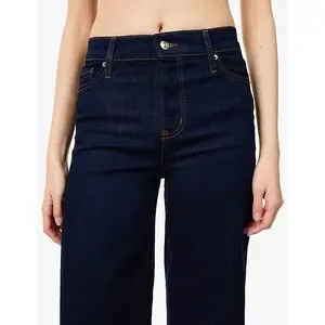 FRAME Le Slim Palazzo Wide-leg Stretch-denim Blend Jeans - Rinse