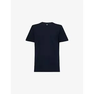 Paige Sorden Crew-neck Cotton T-shirt - Deep Anchor