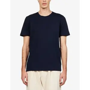 Paige Sorden Crew-neck Cotton T-shirt - Deep Anchor