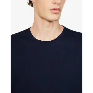 Paige Sorden Crew-neck Cotton T-shirt - Deep Anchor