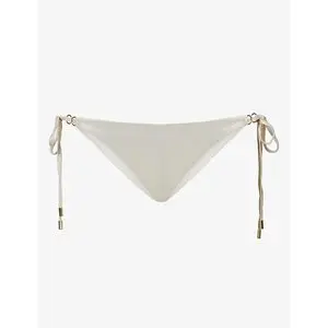 Melissa Odabash Costa Side-tie Bikini Bottoms - Gold
