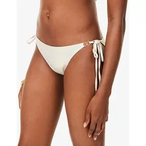 Melissa Odabash Costa Side-tie Bikini Bottoms - Gold