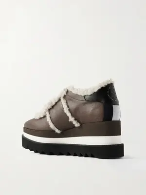 Stella McCartney Sneak-elyse Platform Sneakers - Brown