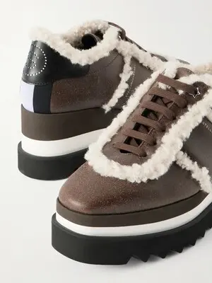 Stella McCartney Sneak-elyse Platform Sneakers - Brown
