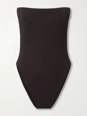 LIDO Sedici Bandeau Swimsuit - Brown