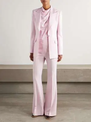 Gabriela Hearst Rhein Wool Flared Pants