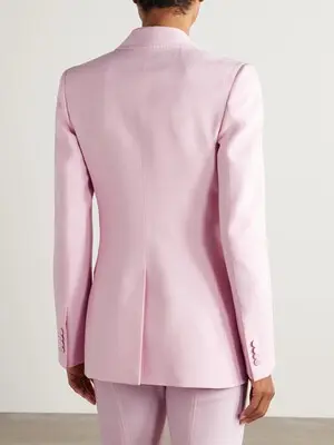 Gabriela Hearst Leiva Wool Blazer - Pink