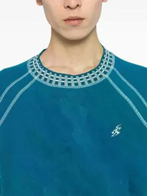 Asics Slogan-embroidered T-shirt