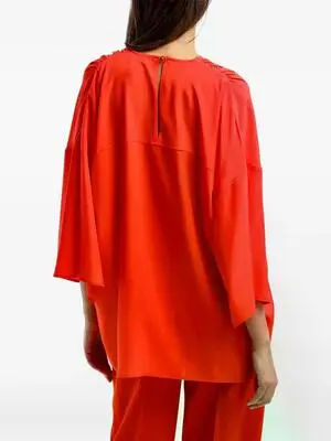 LANVIN Long Sleeve Silk Blouse