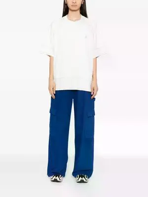 Asics Slogan-embroidered T-shirt
