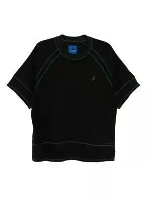 Asics Slogan-embroidered T-shirt