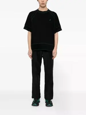 Asics Slogan-embroidered T-shirt