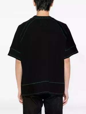 Asics Slogan-embroidered T-shirt