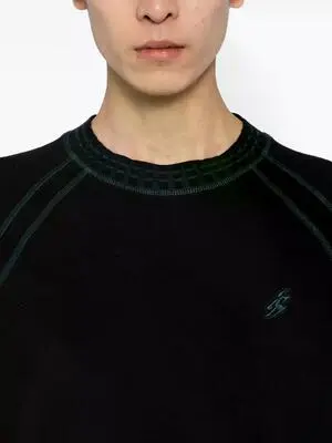 Asics Slogan-embroidered T-shirt