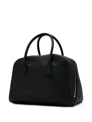 Michael Kors Top-handle Satchel With Logo Plaque