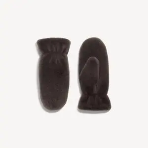 Theory Faux Fur Mittens