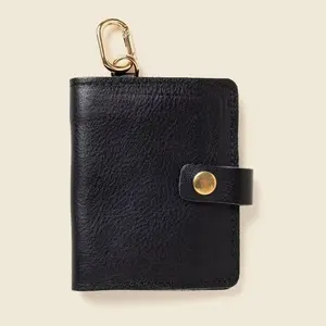 CASUPO Wallet With Snap And Key Ring Black