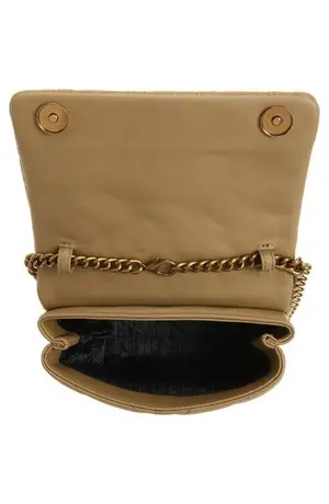 Kurt Geiger Mini Kensington Quilted Crossbody Bag - Light Beige