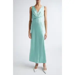 JASON WU Bias Cut Crepe Back Satin Dress