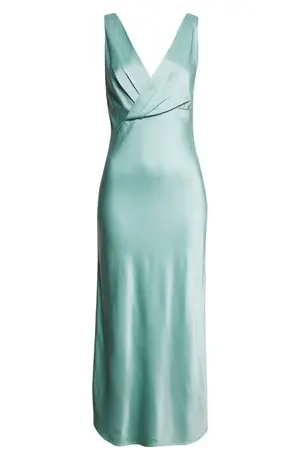 JASON WU Bias Cut Crepe Back Satin Dress