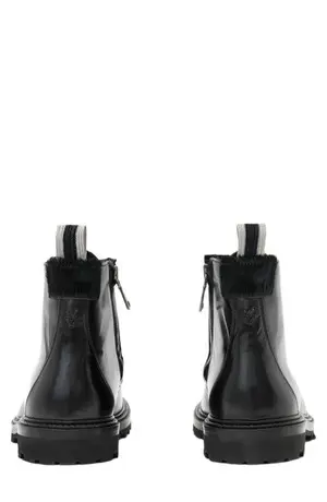 John Varvatos Lex Leather Combat Boots