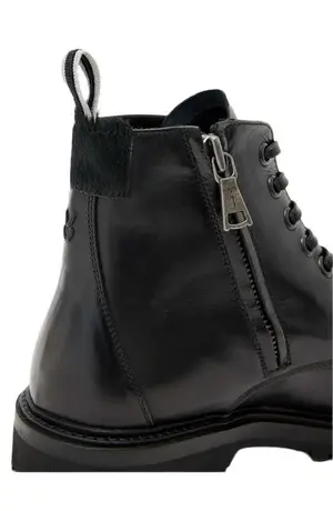 John Varvatos Lex Leather Combat Boots