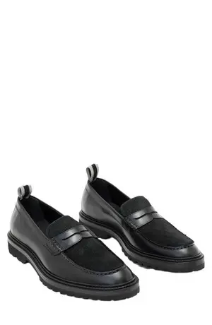 John Varvatos Leather Loafer