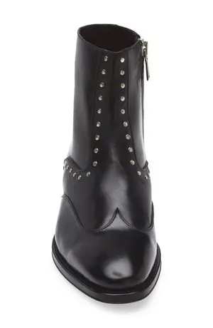 John Varvatos Ludlow Studded Wingtip Boots