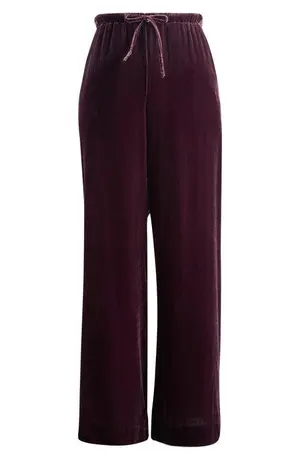 Marine Layer Bella Velvet Drawstring Pants