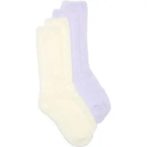 Honeydew Intimates Cloud Heaven Crew Socks - 2 Pack Lavender Ice