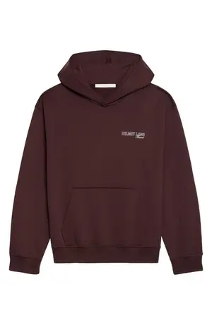 Helmut Lang Skier Cotton Hoodie - Mahogany