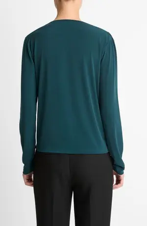 Vince Cowl Neck Knit Top