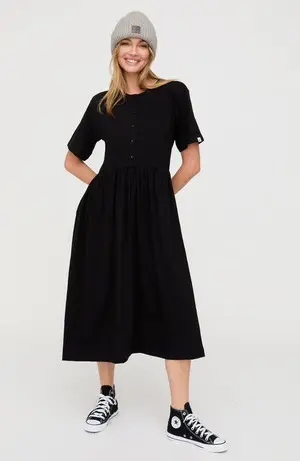 TURTLEDOVE LONDON Organic Cotton Matilda Midi Dress