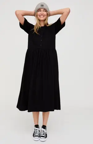TURTLEDOVE LONDON Organic Cotton Matilda Midi Dress
