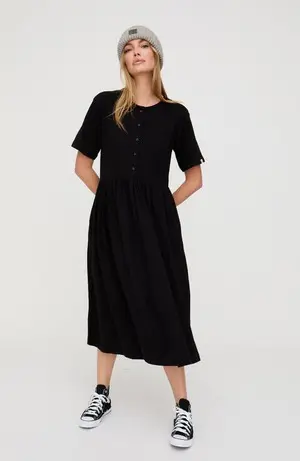 TURTLEDOVE LONDON Organic Cotton Matilda Midi Dress