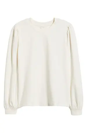 Caslon Blouson Sleeve Top - Ivory Pristine