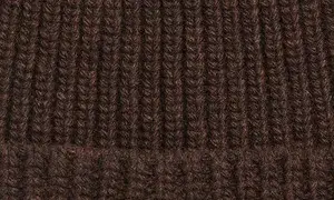 Amiri Wool Beanie - Dark Brown