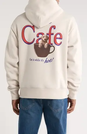 SANTO STUDIO Maple Café Cotton Zip Hoodie