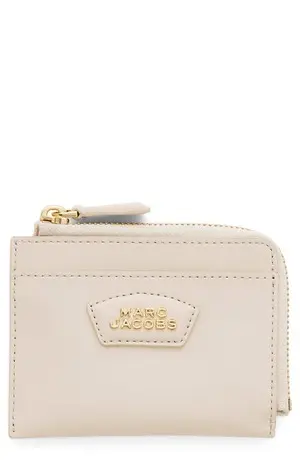 Marc Jacobs The Top Zip Wallet - Cloud White
