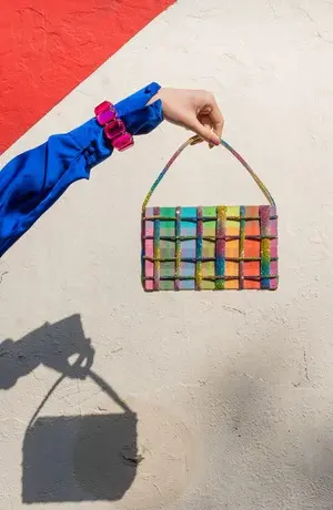 SIMITRI Rainbow Etoile Clutch