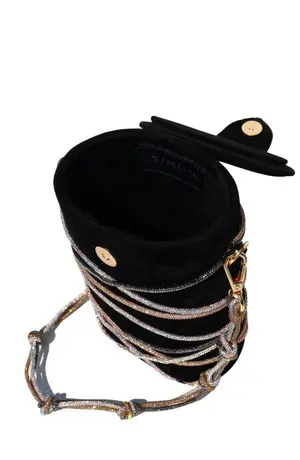 SIMITRI Knotty Bucket Bag - Black